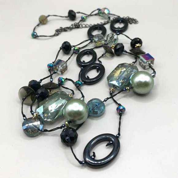 Premier Designs | Jewelry | Premier Designs Faceted Bead Long Necklace ...